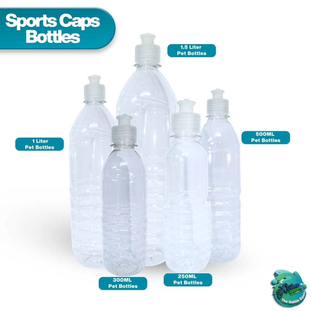 Pet Bottles With Regular & Sports Caps – Extreme Blooms