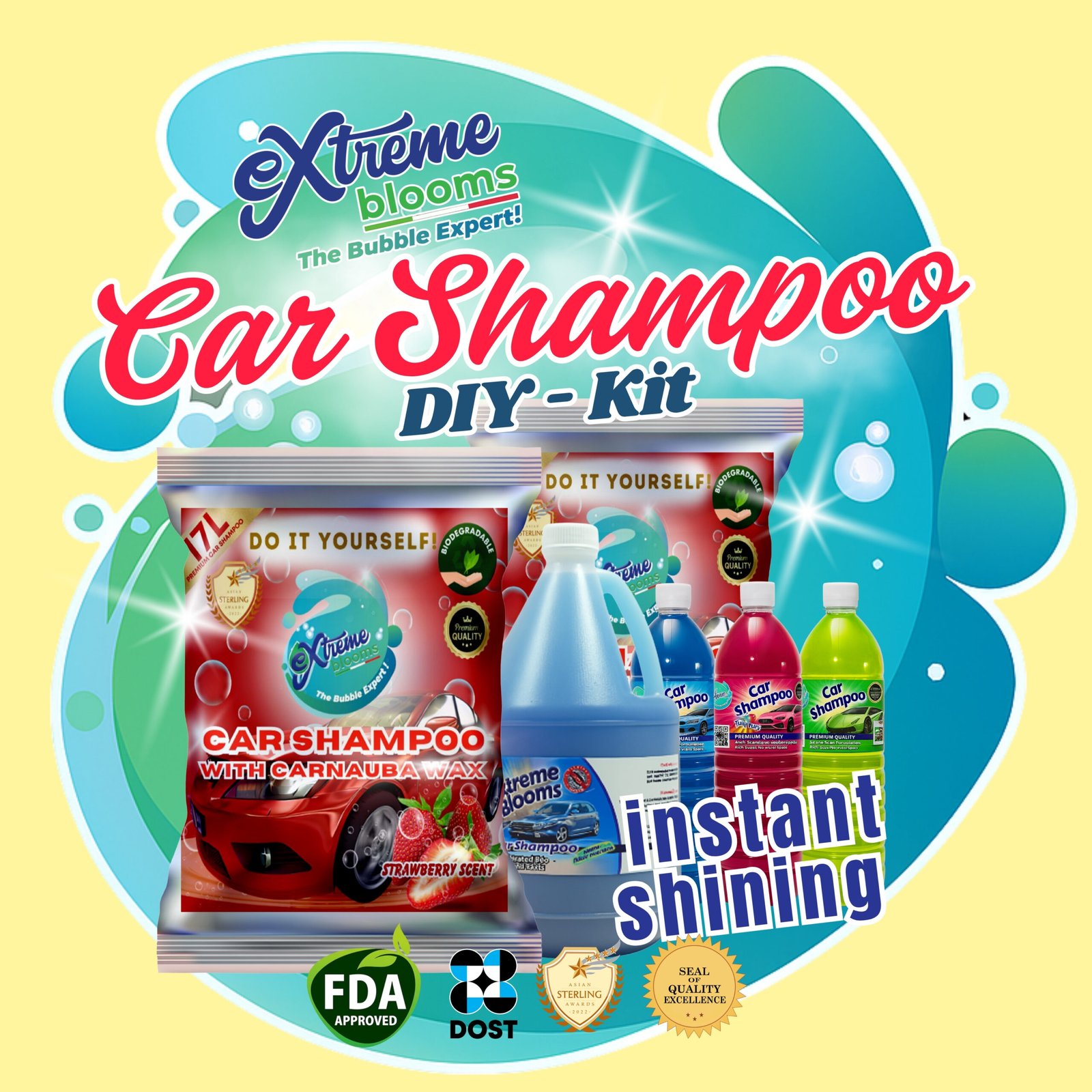 17 Liters Car Shampoo Premium kits ( 2 PCS MAXIMIZE 1 BOX ) – Extreme ...