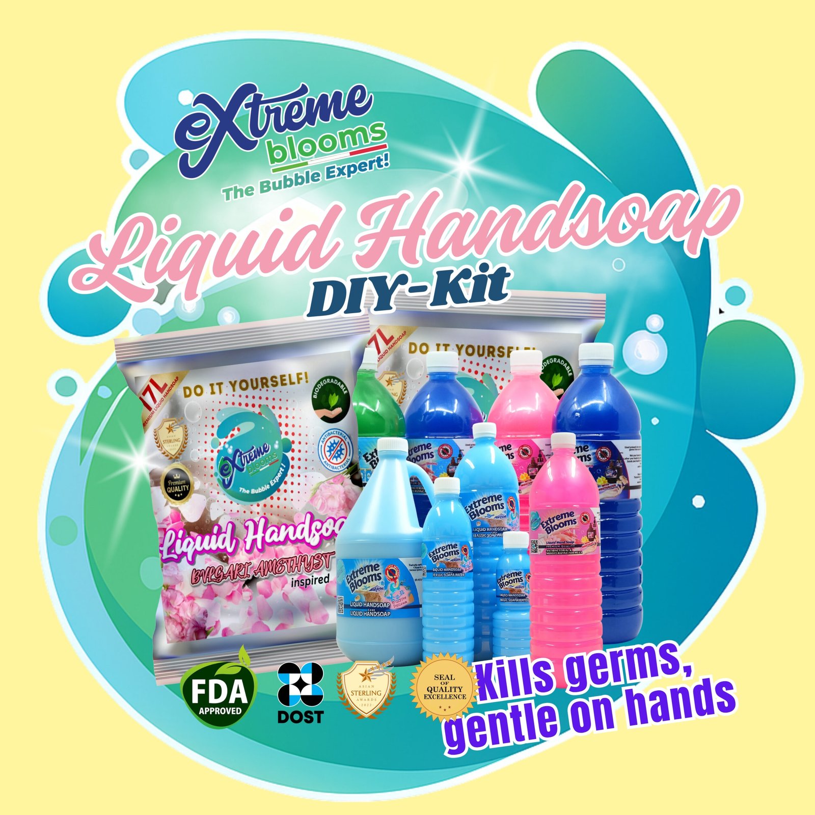 Liquid Hand Soap Premium Kits – Extreme Blooms
