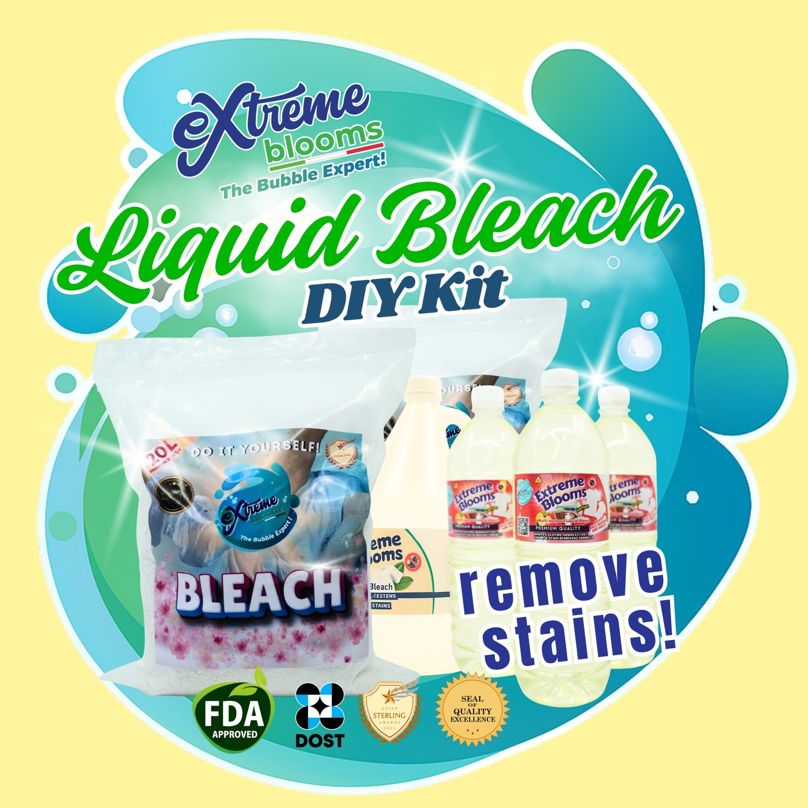 Liquid Bleach Premium Kits – Extreme Blooms