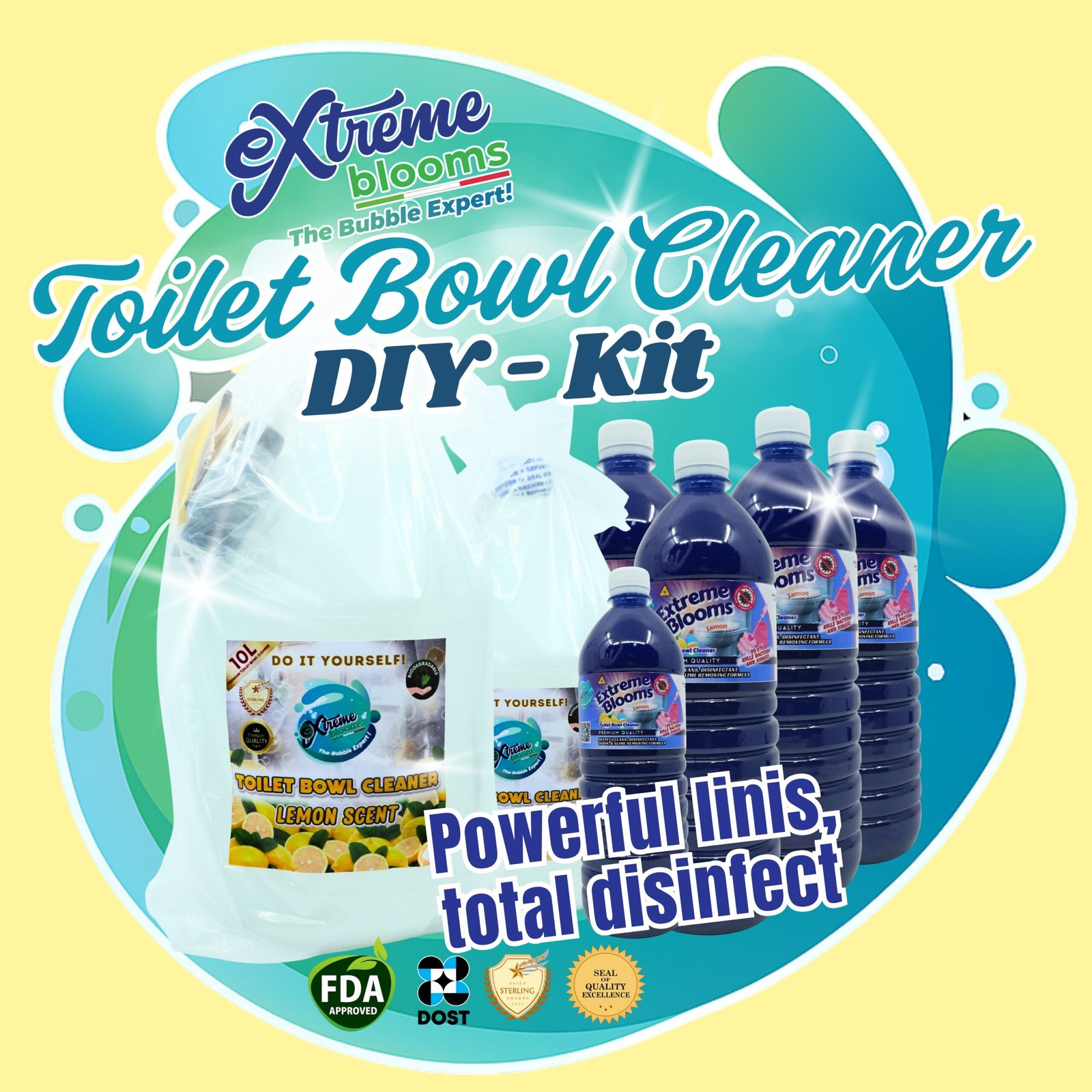 Toilet Bowl Cleaner Premium Kit – Extreme Blooms
