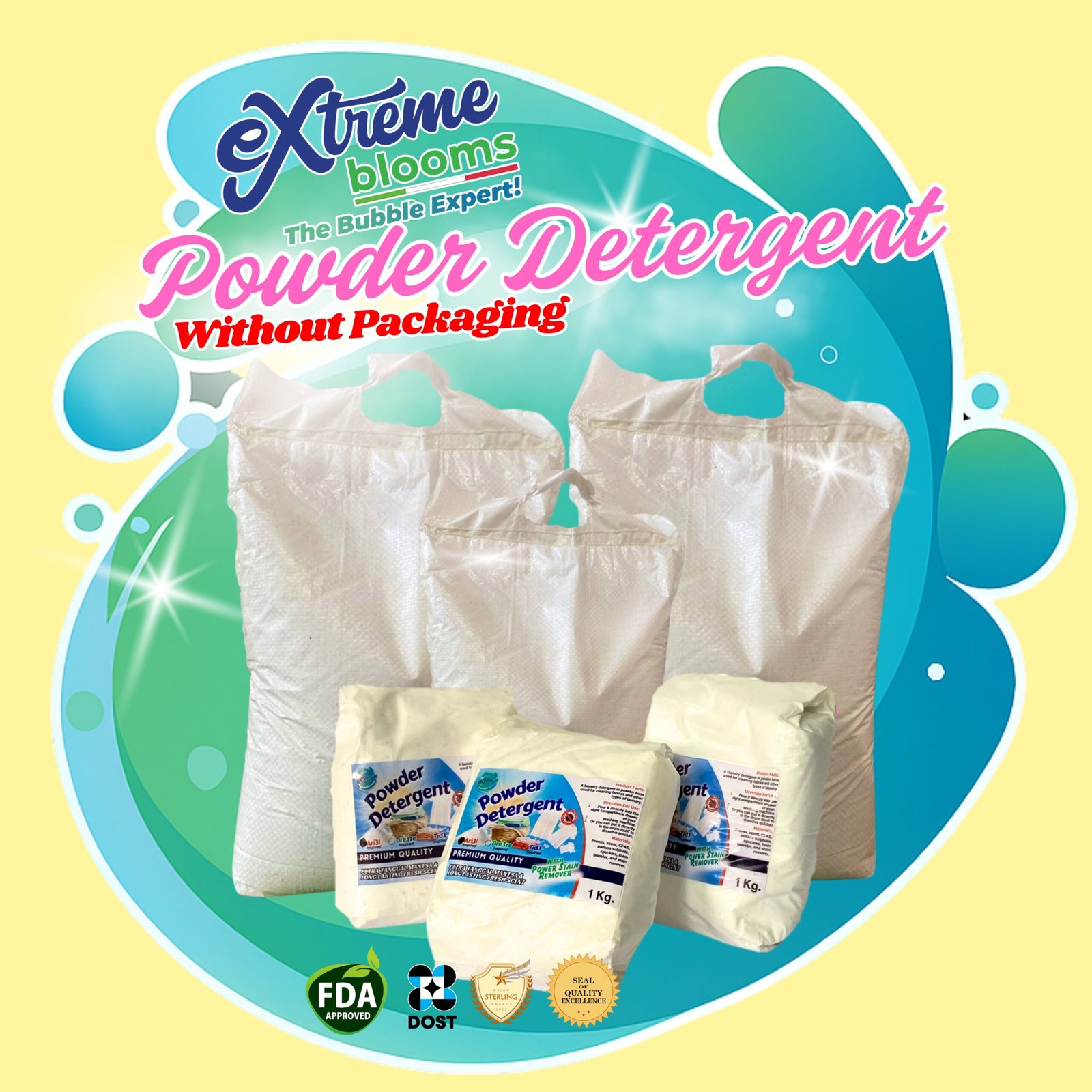 25KG Powder Detergent Without Packaging ( 1PC MAXIMIZE 5 BOX ...